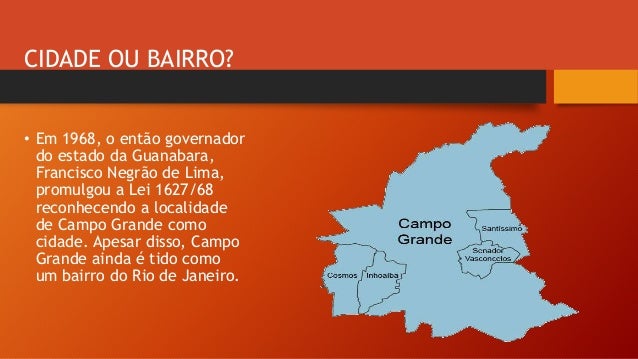 Bairro de Campo Grande RJ/RJ