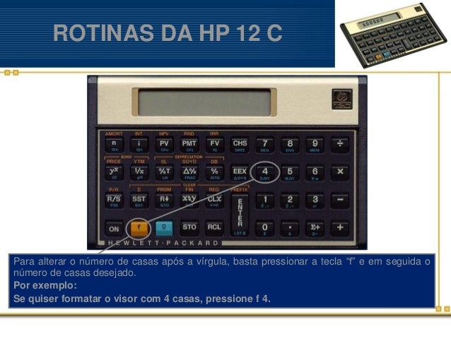 Aprenda a usar a HP-12C