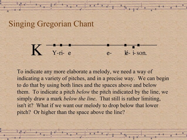 Curso Canto Gregoriano - Tutorial In Gregorian Chant | PPT
