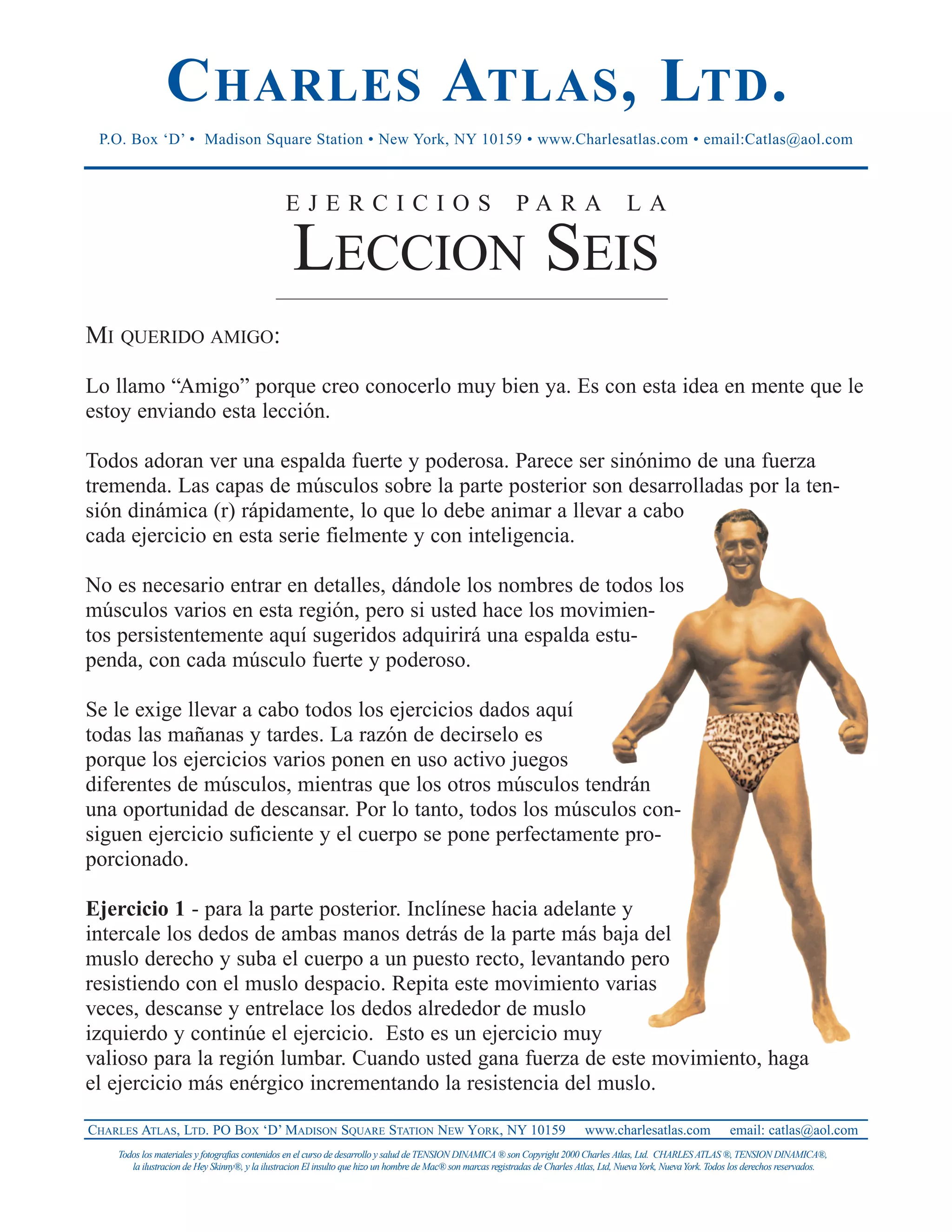 Curso charles atlas | PDF