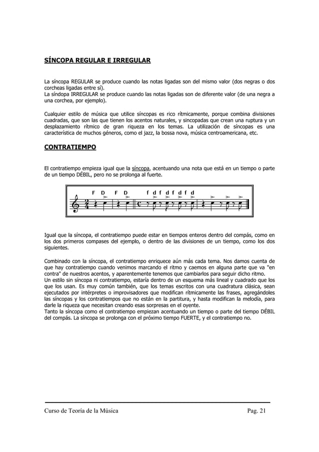 Curso completo de teoría de la música (pdf) | PDF