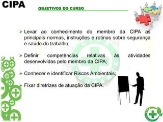 Curso da cipa curso de prevenção de acidentes para membros da cipa | PDF
