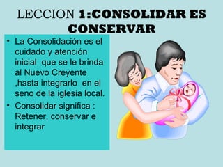 Iglecrecimiento :Curso de consolidacion | PPS