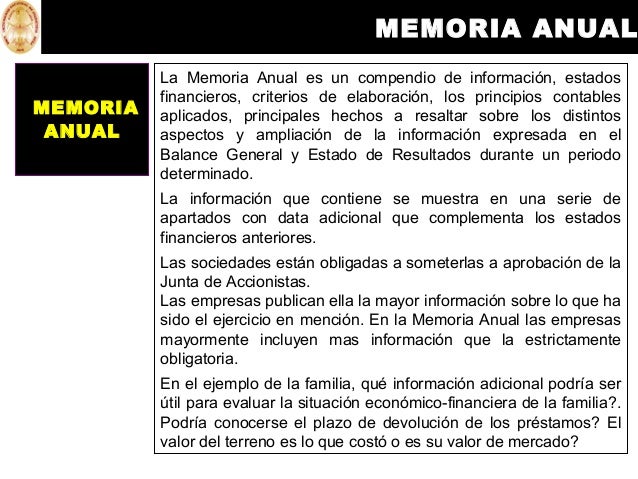 Memoria Anual Y Estados Contables - unificar prestamos personales bbva