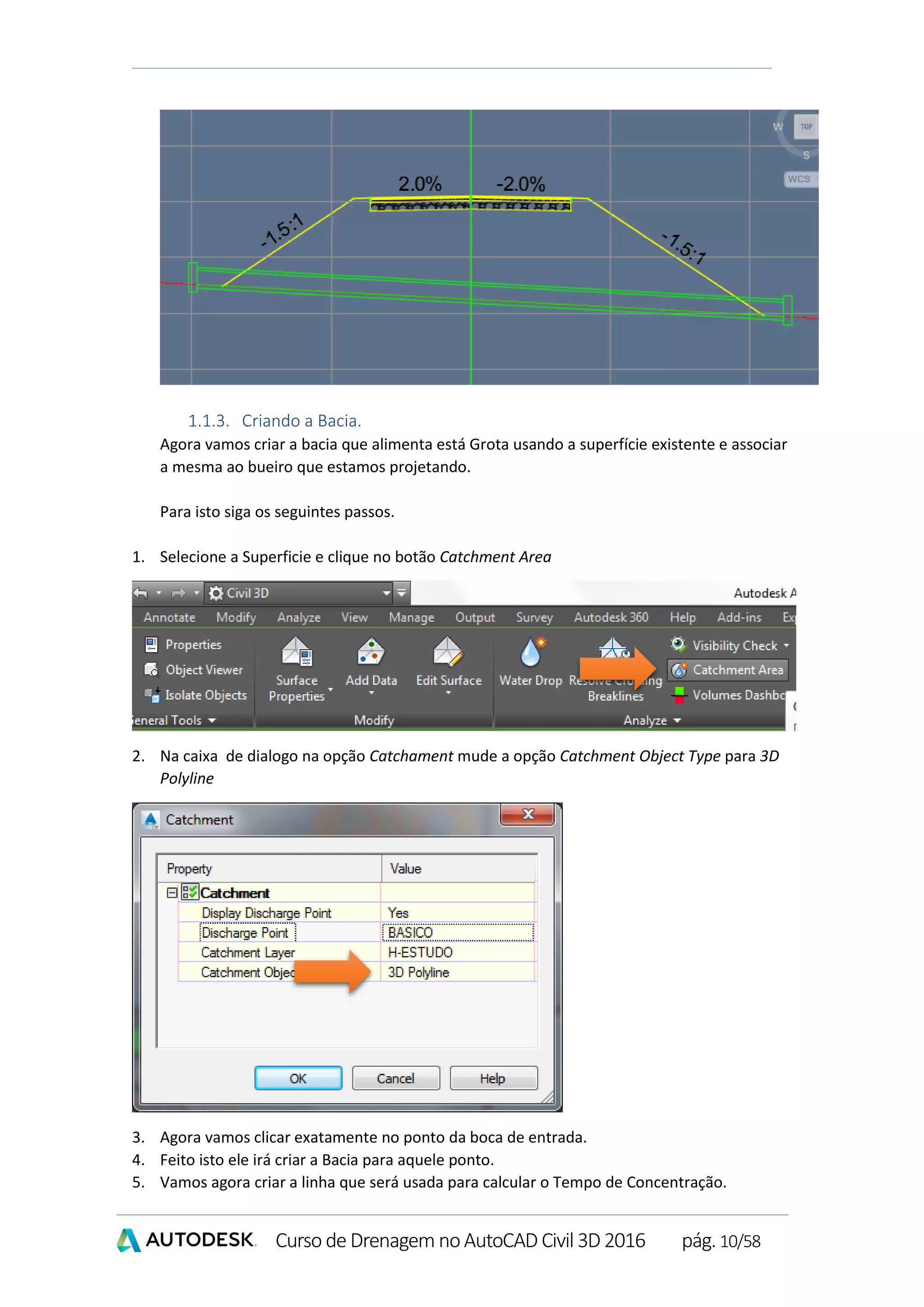 Curso de drenagem no auto cad civil 3d v1 | PDF