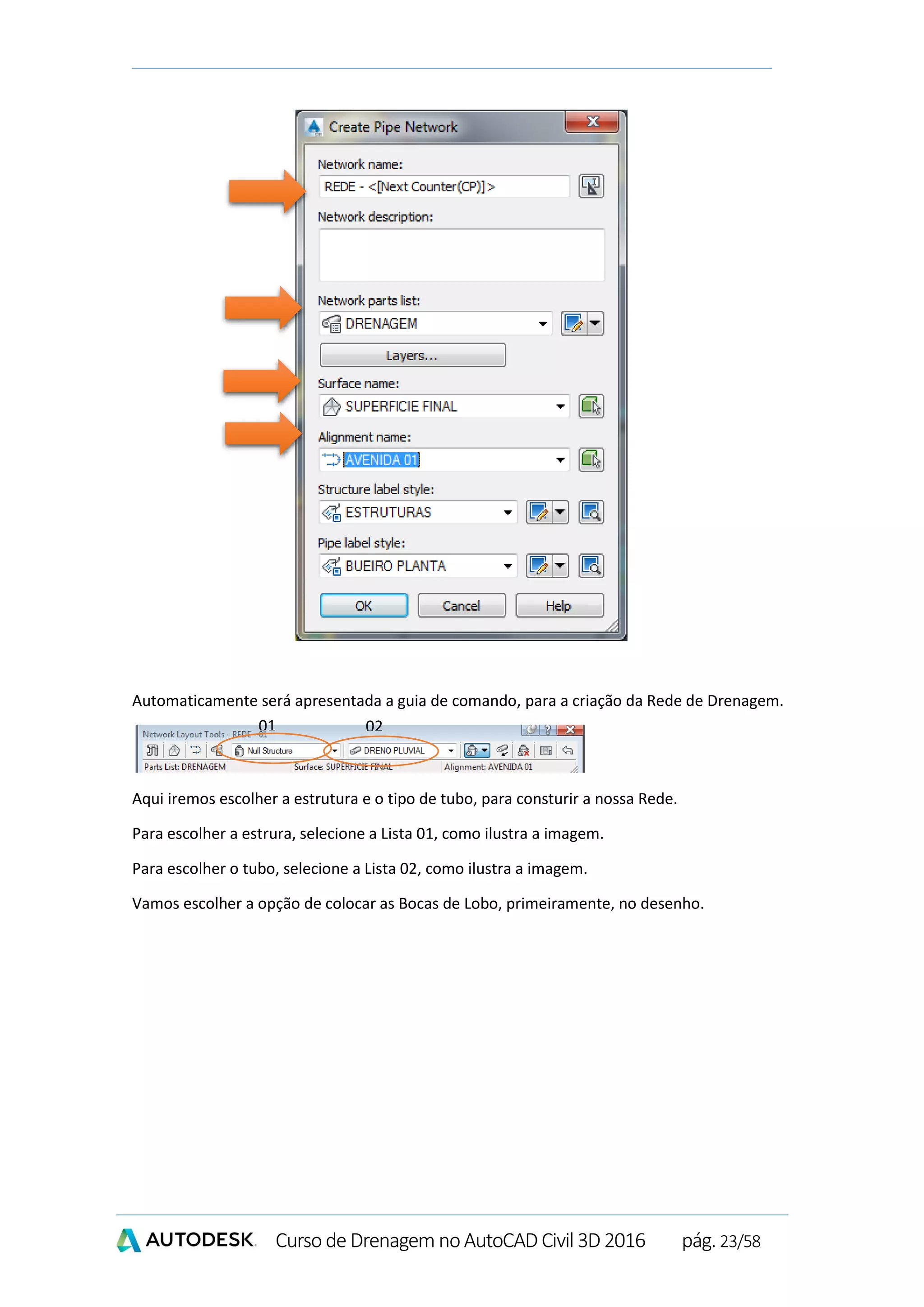 Curso de drenagem no auto cad civil 3d v1 | PDF