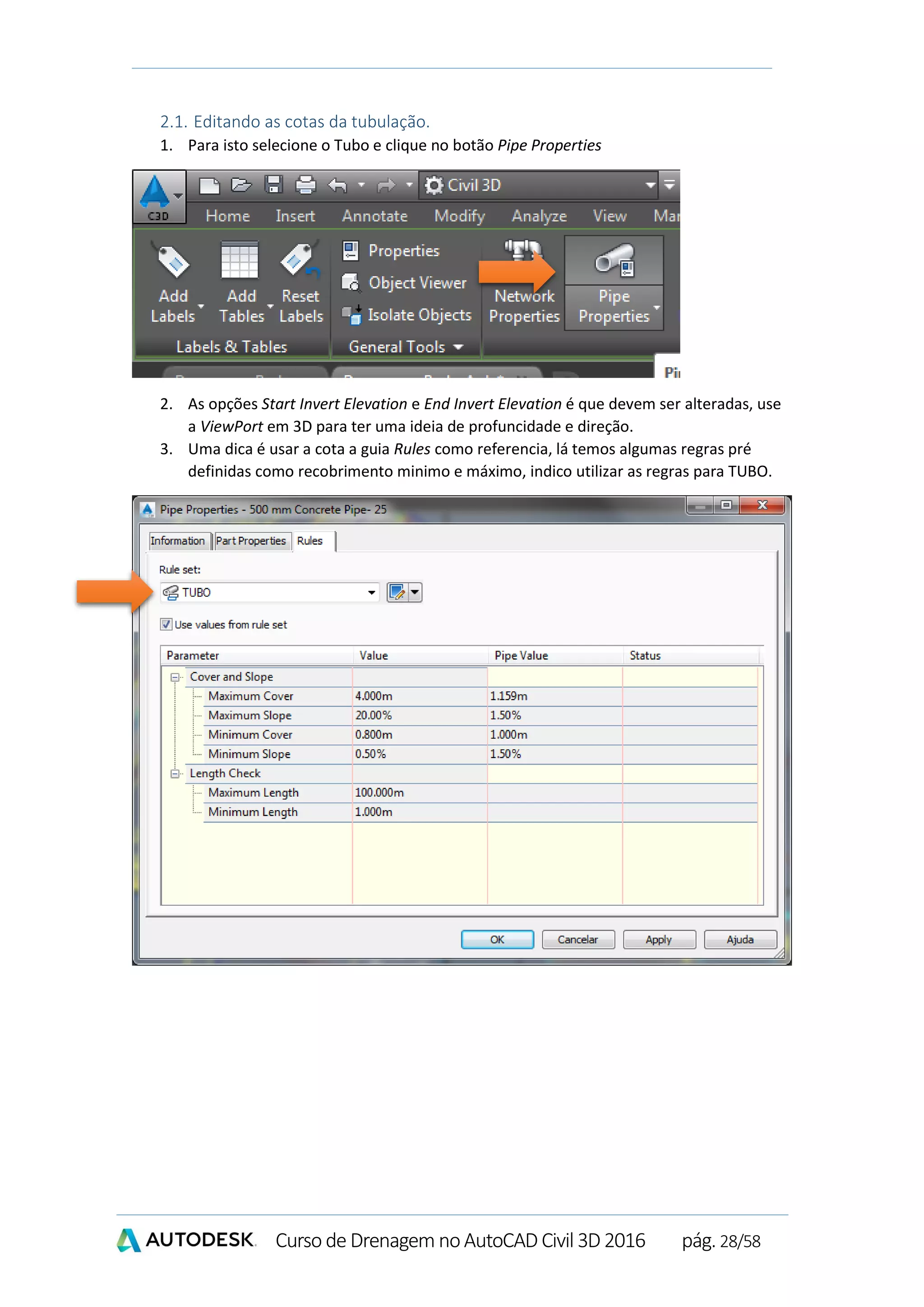 Curso de drenagem no auto cad civil 3d v1 | PDF