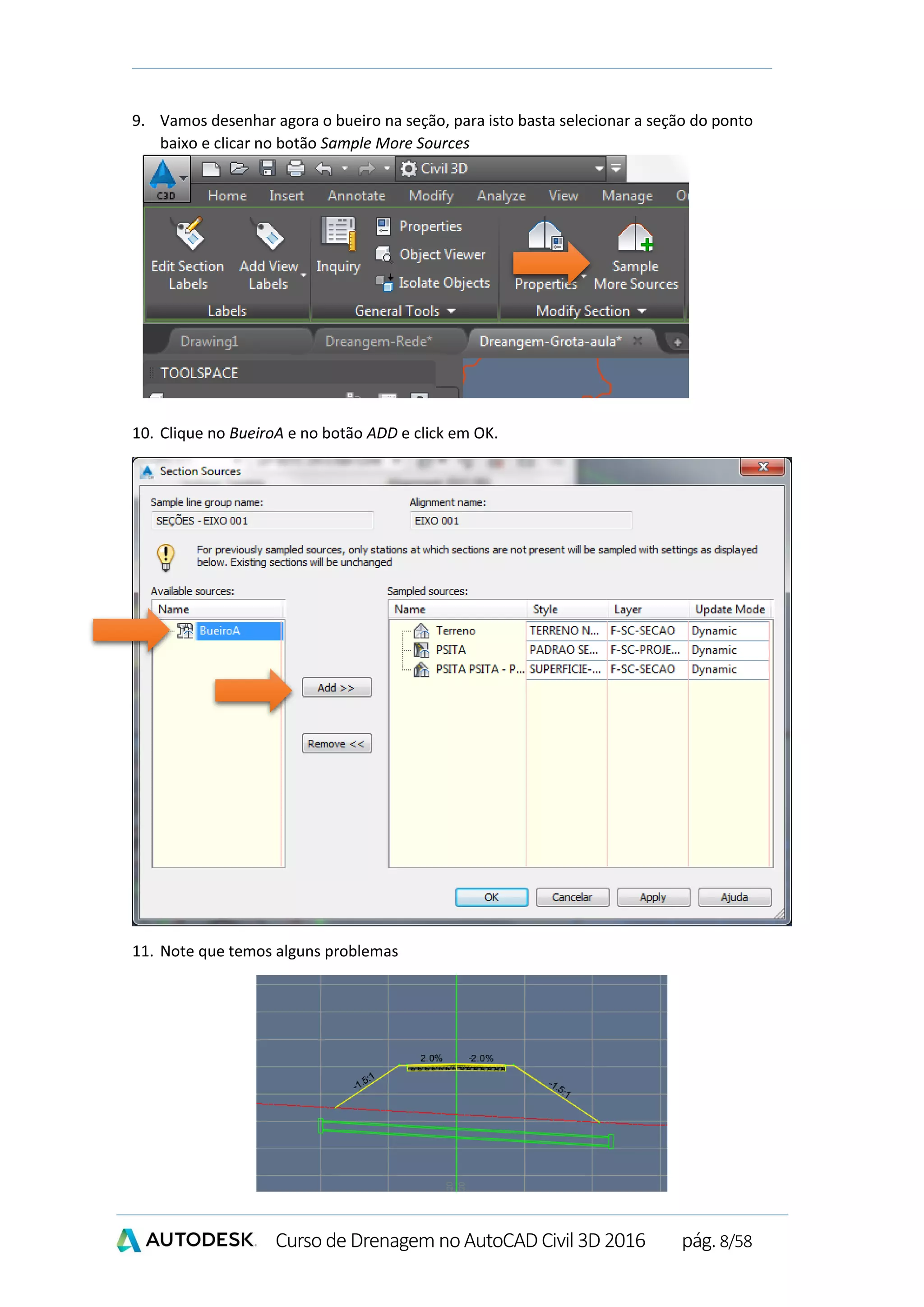 Curso de drenagem no auto cad civil 3d v1 | PDF