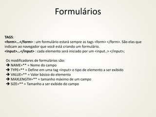 Curso de html formularios | PPT