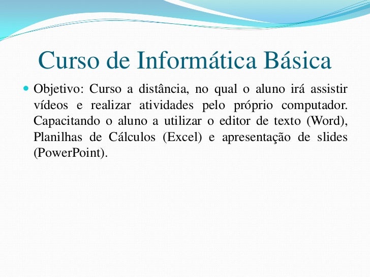 Curso de Informática Básica