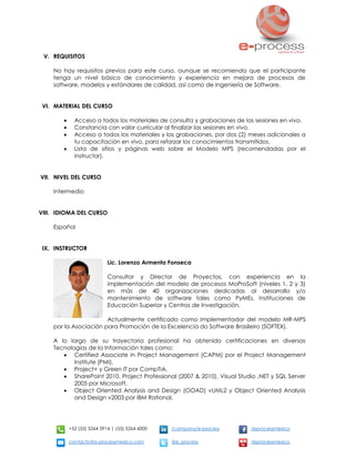 Curso de Introducción al Modelo MPS.BR