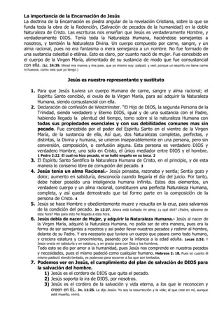 Curso de la persona de Jesús, Cristologia. | DOCX