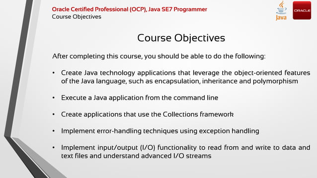 Curso de preparación Oracle Certified Professional (OCP) Java SE7 ...