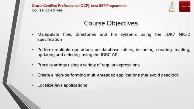 Curso de preparación Oracle Certified Professional (OCP) Java SE7 ...