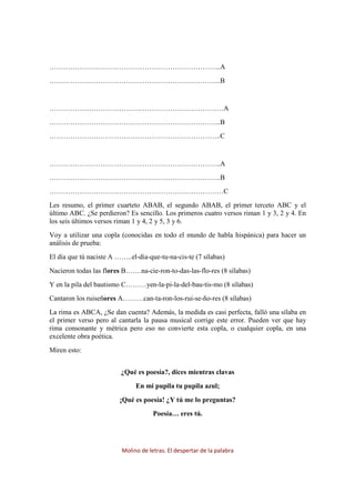 Curso de rima y metrica | PDF