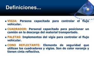 Curso de vigias y cuadradores | PPT