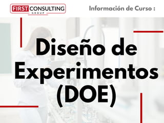 Curso Diseño de Experimentos (DOE) | PDF
