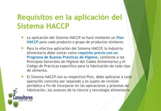 curso apliacion de la norma haccp.pptx inocuidad alimentaria | PPTX