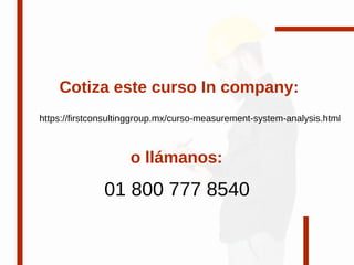 Curso Measurement System Analysis (MSA) | PDF
