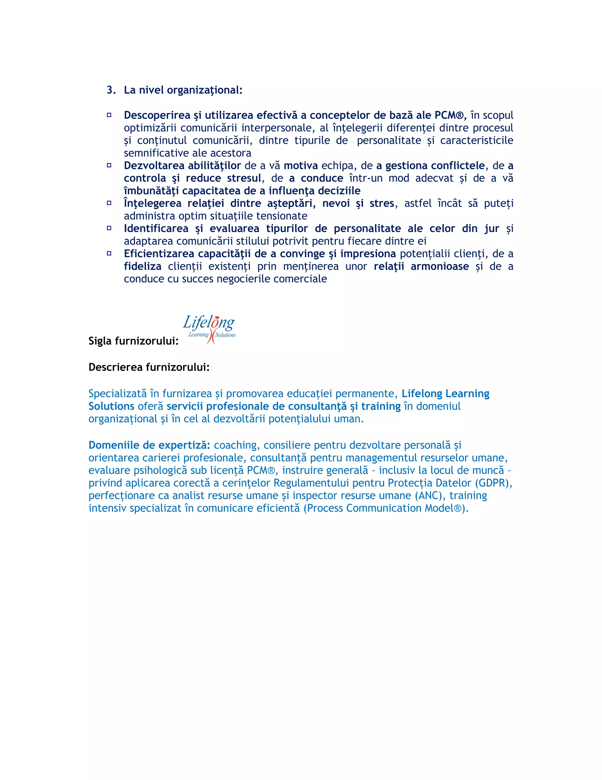 Curs open Process Communication Model: Comunicarea eficientă | PDF