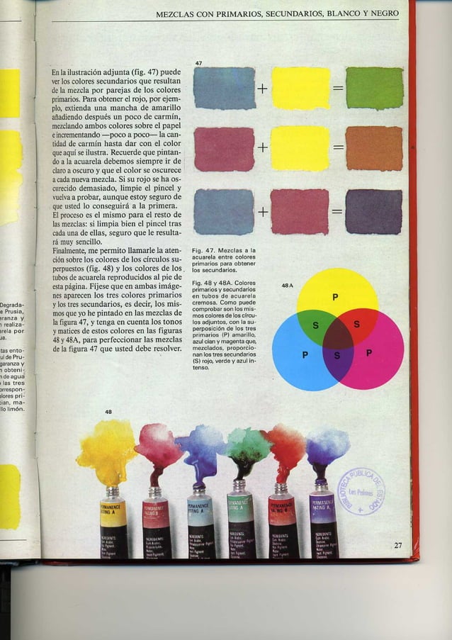 Curso prctico de pintura artistica mezclar colores (parramon) | PDF