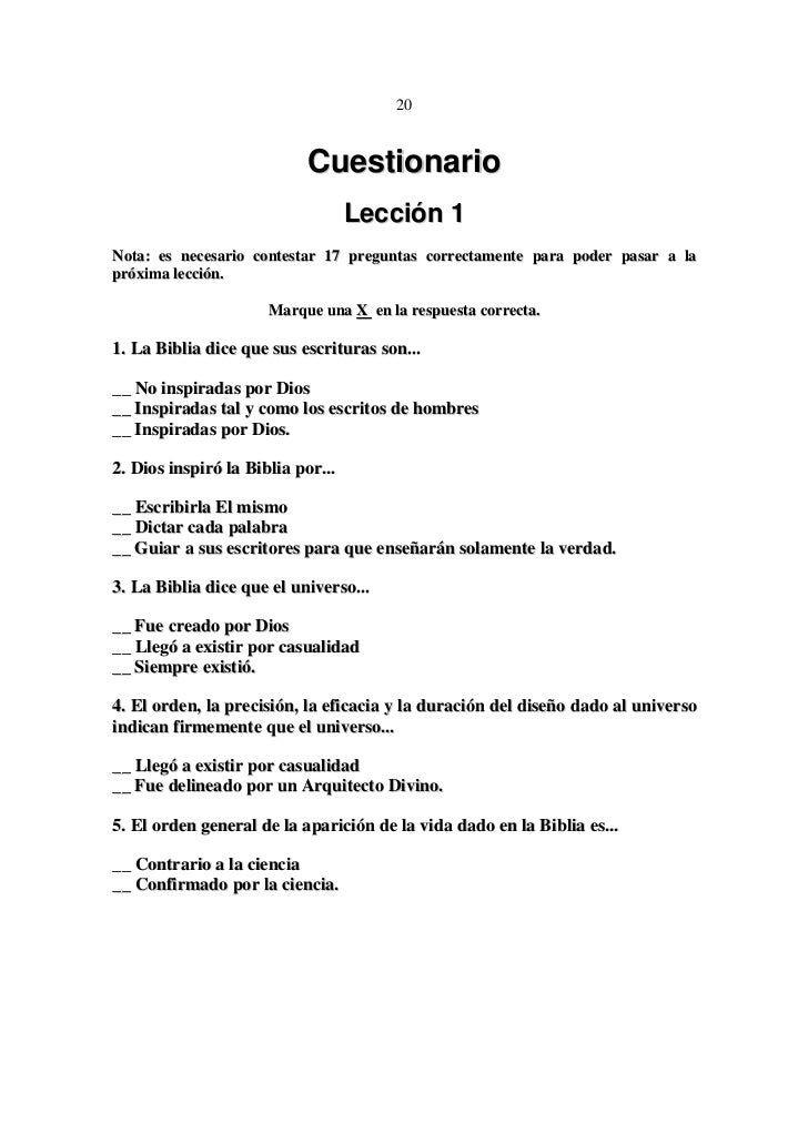 Preguntas De La Biblia Con Citas Biblicas - Solo Para Adultos En Castilla Y Leon