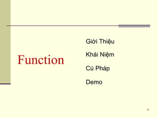 Cursor & Function trong SQL Server | PPTX