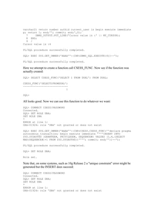 Cursor injection | PDF