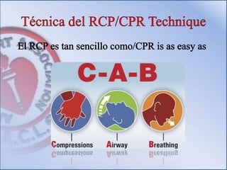 Curso RCP/CPR course 2013 | PPSX