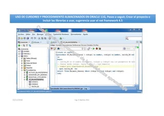 Cursores , procedimientos almacenados en oracle y sql server | PDF ...