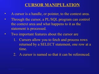 Cursors | PPT