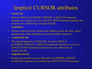 Cursors | PPT