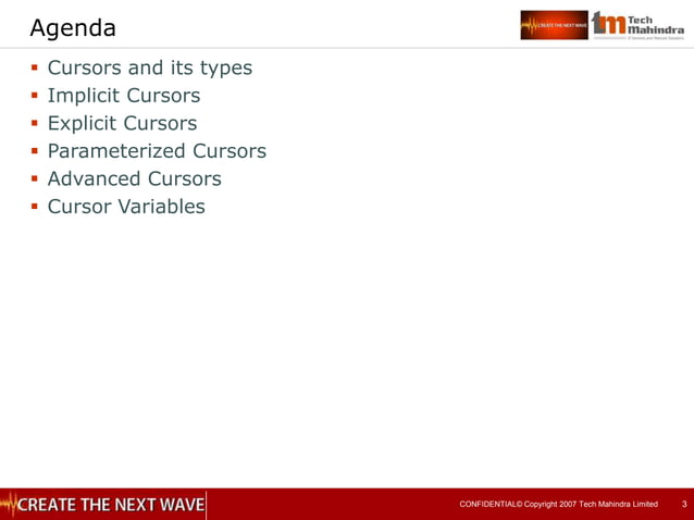 Cursors.ppt | Databases | Computer Software and Applications