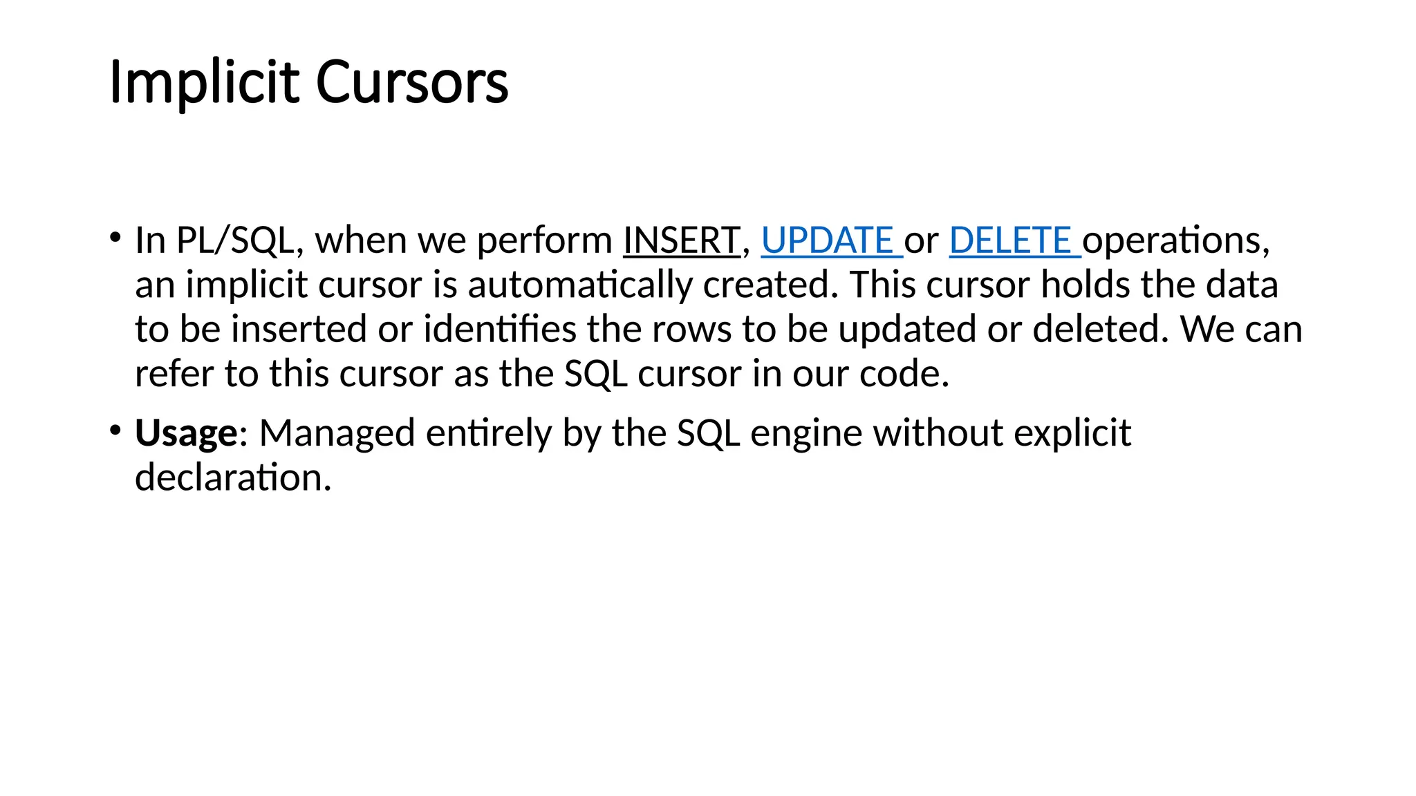 DATABASE MANAGEMENT SYSTEM Cursors.pptx