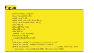 Cursors in java collection - quipoin.pptx