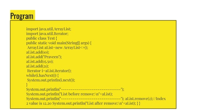 Cursors in java collection - quipoin.pptx