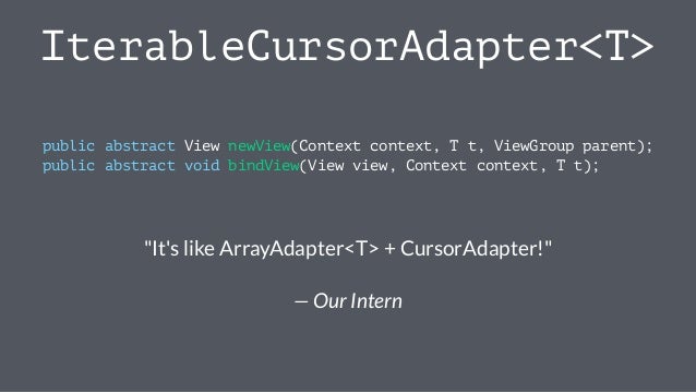 Android Cursor Utils - NYC Android Meetup