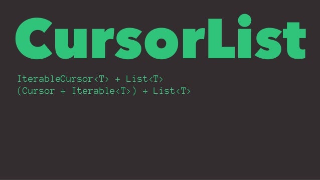 Android Cursor Utils - NYC Android Meetup