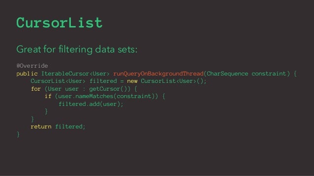 Android Cursor Utils - NYC Android Meetup