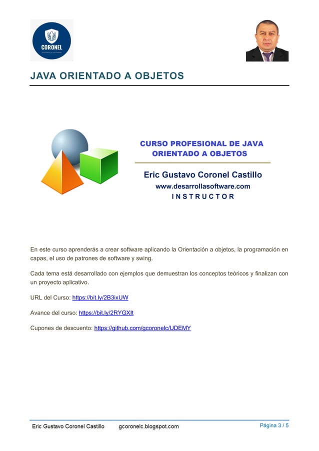 Cursos Virtuales Con Gustavo Coronel En Udemy Pdf