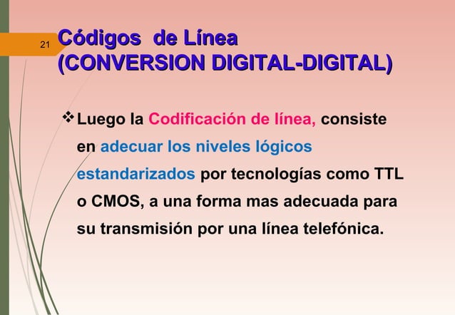 Codigos de Linea - Telecomunicaciones III | PPT