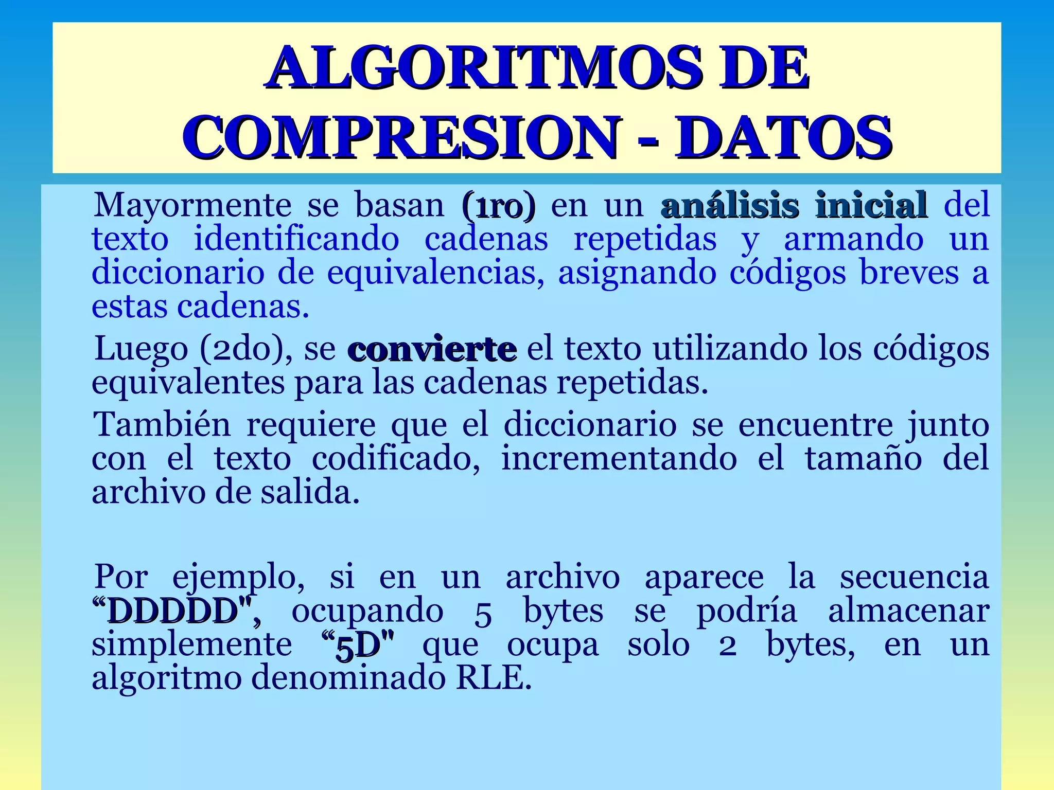 Compresion de Datos - Telecomunicaciones III | PPT