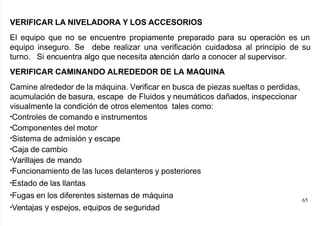 Curso Telehandler Montacarga, operacion, partes, sistemas. | PDF
