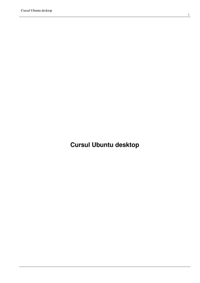 Curs ubuntu | PDF