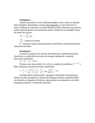1.1.Introducere in chimie,Modele atomice | DOC