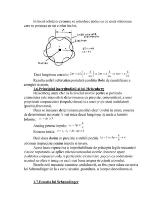 1.1.Introducere in chimie,Modele atomice | DOC