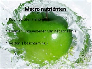 Voeding en dietetiek | PPT