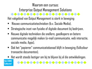 Cursus Enterprise Output Management Solutions (EOMS) | PPT