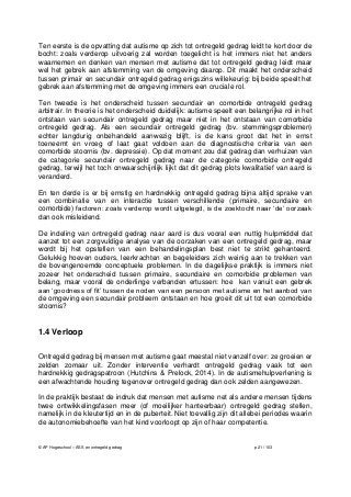 Ontregeld gedrag | PDF