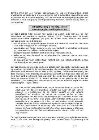 Ontregeld gedrag | PDF